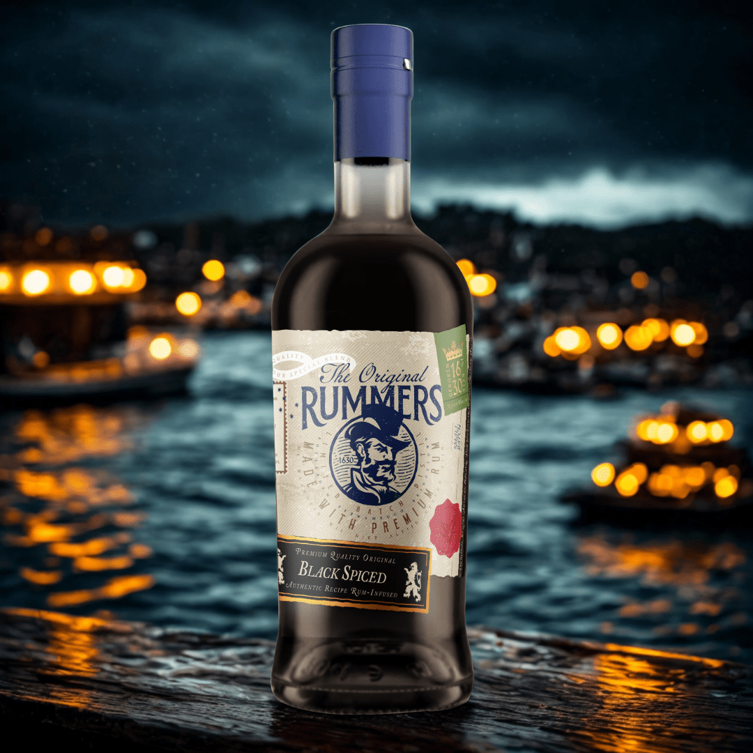 Rummers Black Spiced Rum First Edition Limited Run 40% abv - 70cl ...