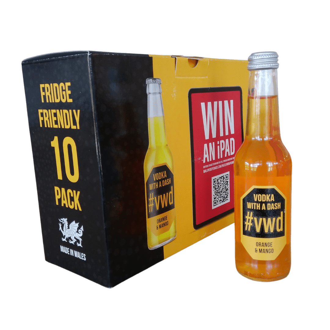 VWD Vodka with a Dash Orange Drink (3.4% ABV) – Mallows Beverages